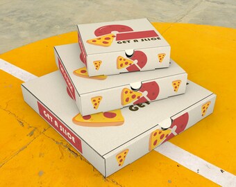 Pizza Box Logo - Etsy
