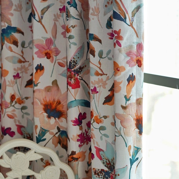 Colorful Curtains - Etsy