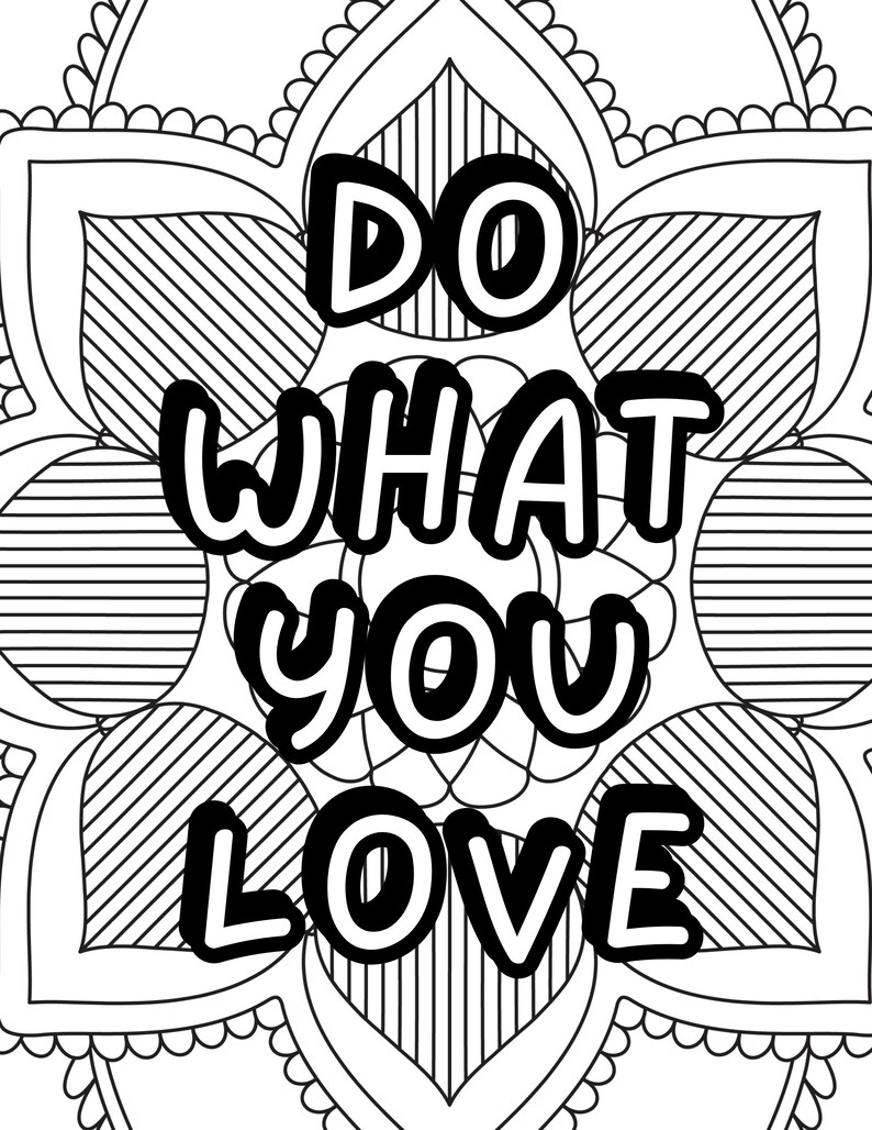 25 Pages Printable Motivational and Inspirational Quotes on Mandala ...