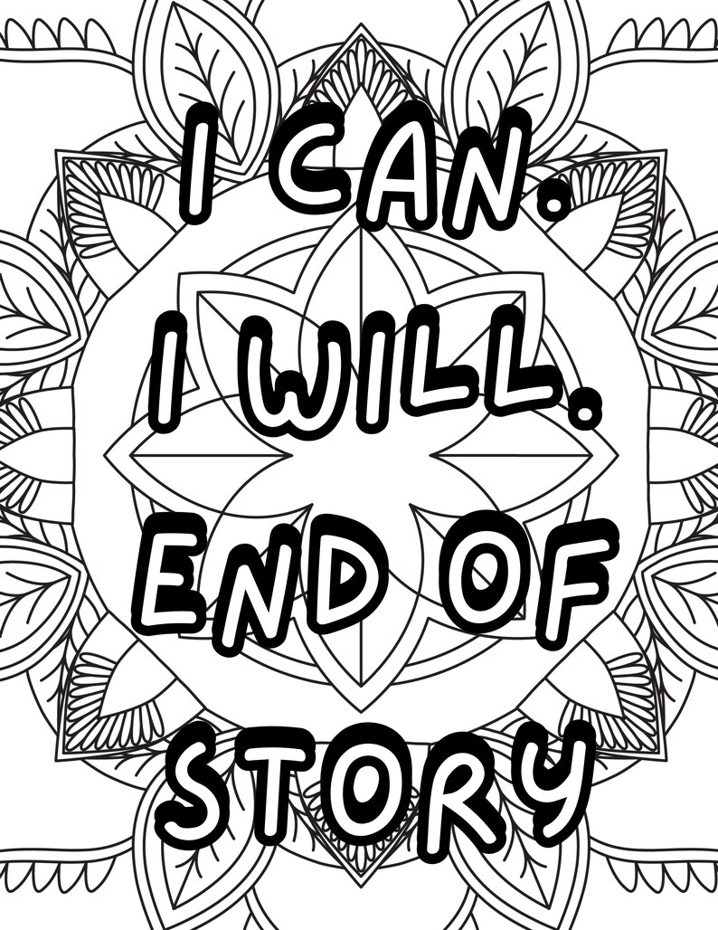 25 Pages Printable Motivational and Inspirational Quotes on Mandala ...