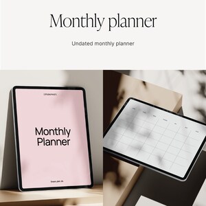 Daily, Weekly & Monthly Planners / 3 Digital Planners for Goodnotes ...