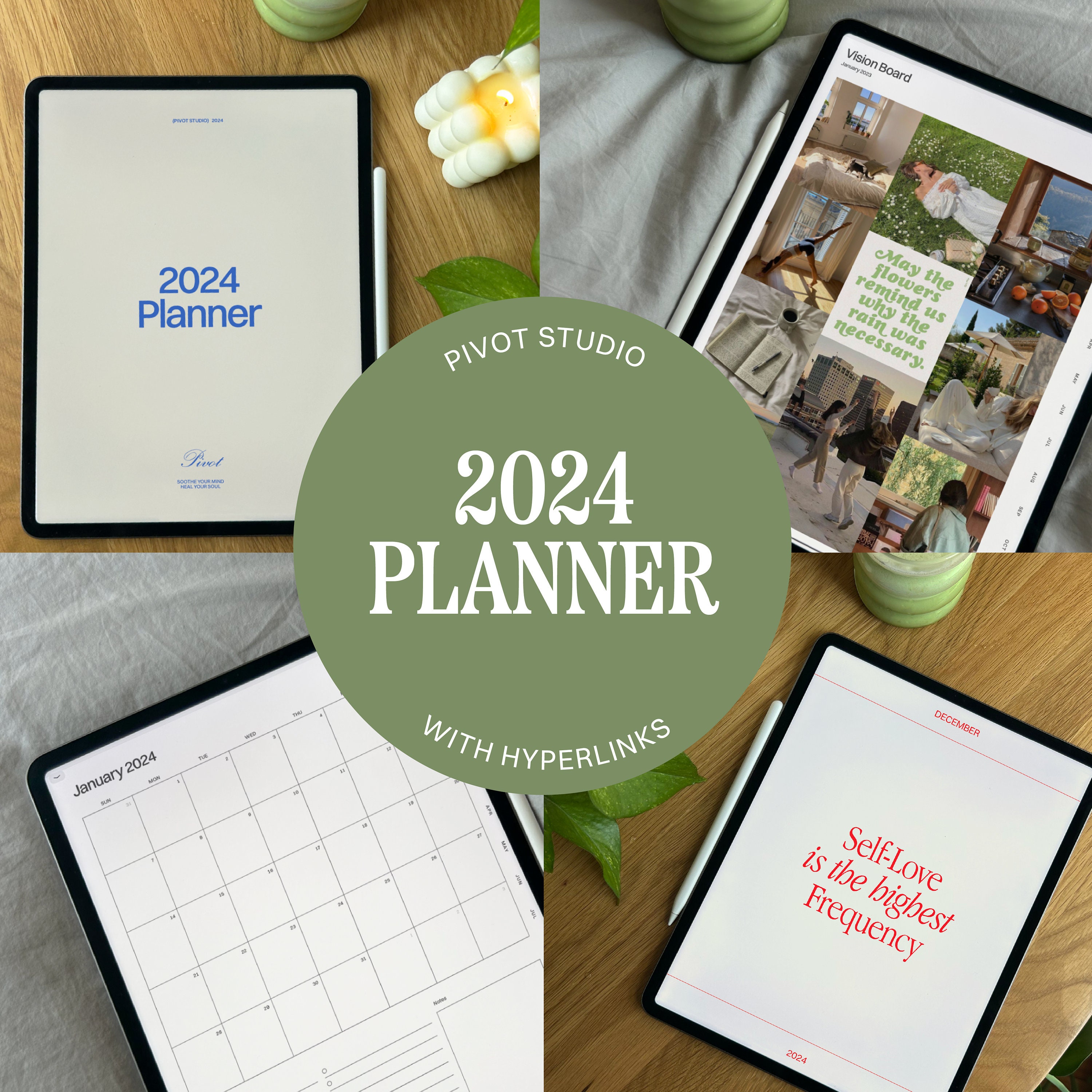 2024 Digital Planner - Digital Planning, Goodnotes Planner, Notability ...