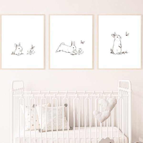 Bunny Nursery Decor - Etsy