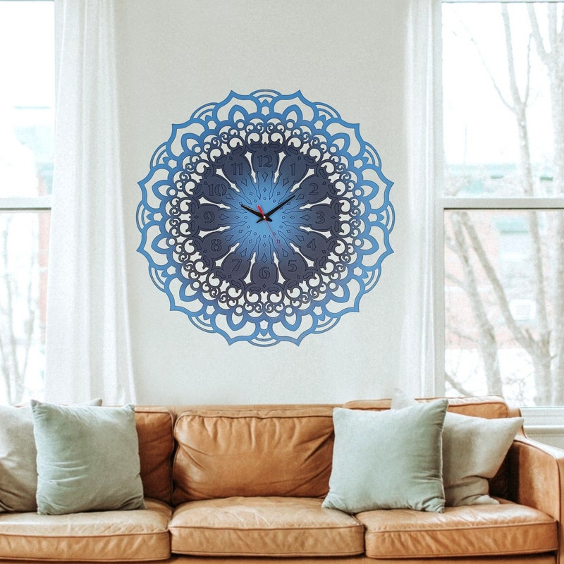 Mandala Clock - Etsy