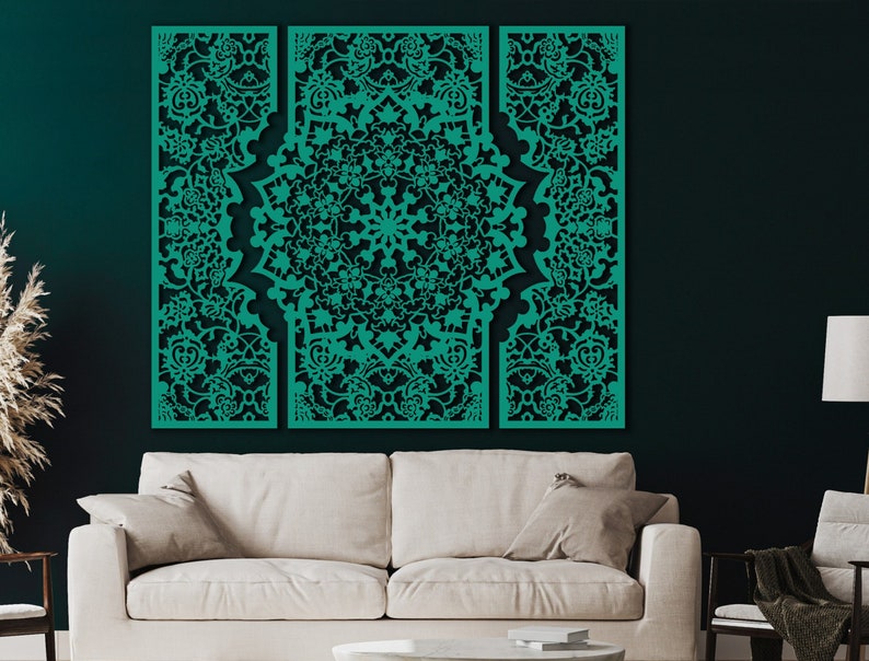 Triptych Moroccan Style Wall Panels Moroccan Home Decor - Etsy