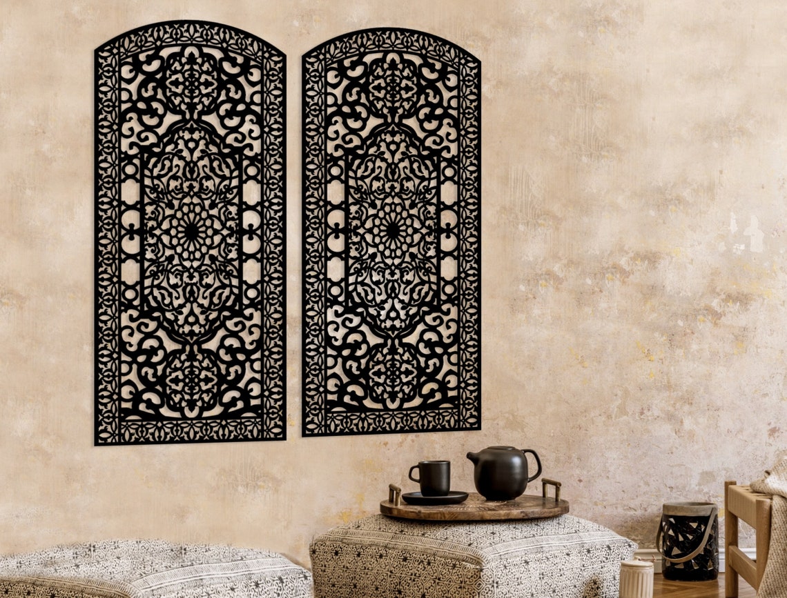 Wood Home Decor Arabic Wall Art Islamic Gift Moroccan - Etsy