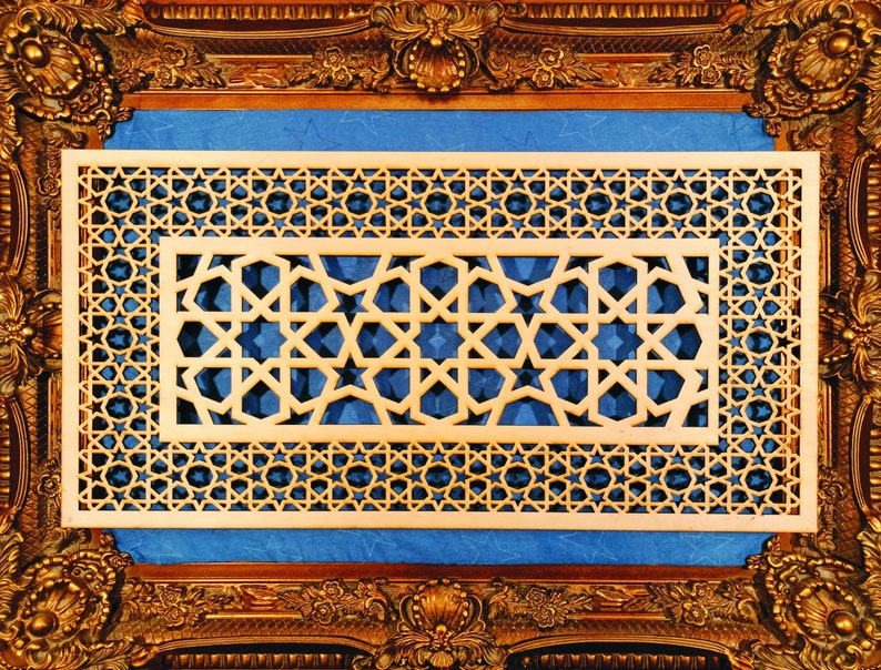 Beautiful Large Moroccan Wooden Home Décor Traditional Art - Etsy