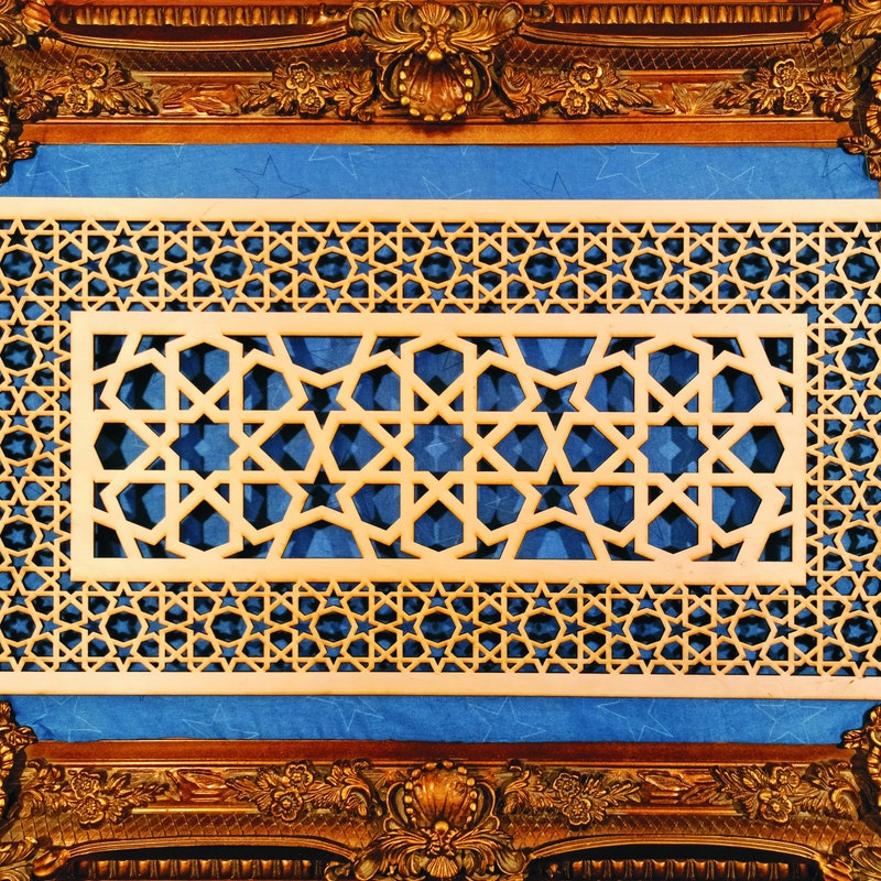 Moroccan Wood Panel - Etsy