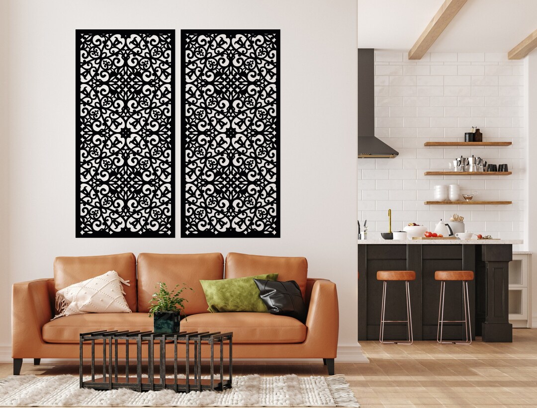 Traditional Morocco Wood Wall Panel, Beautiful, Lace Motiv Based on the ...