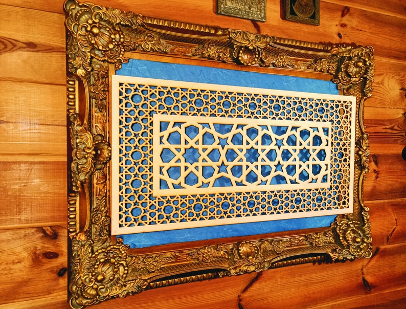 Beautiful Large Moroccan Wooden Home Décor Traditional Art - Etsy