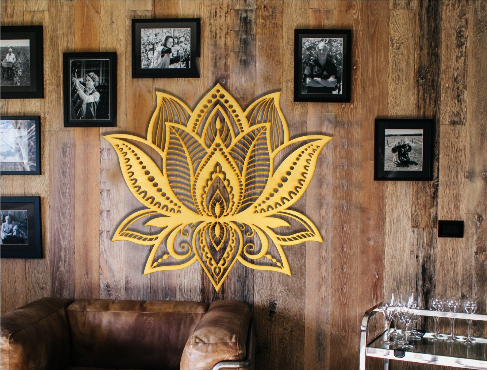 Wooden Lotus Wall Art Lotus Wall Art Wooden Lotus Flower - Etsy