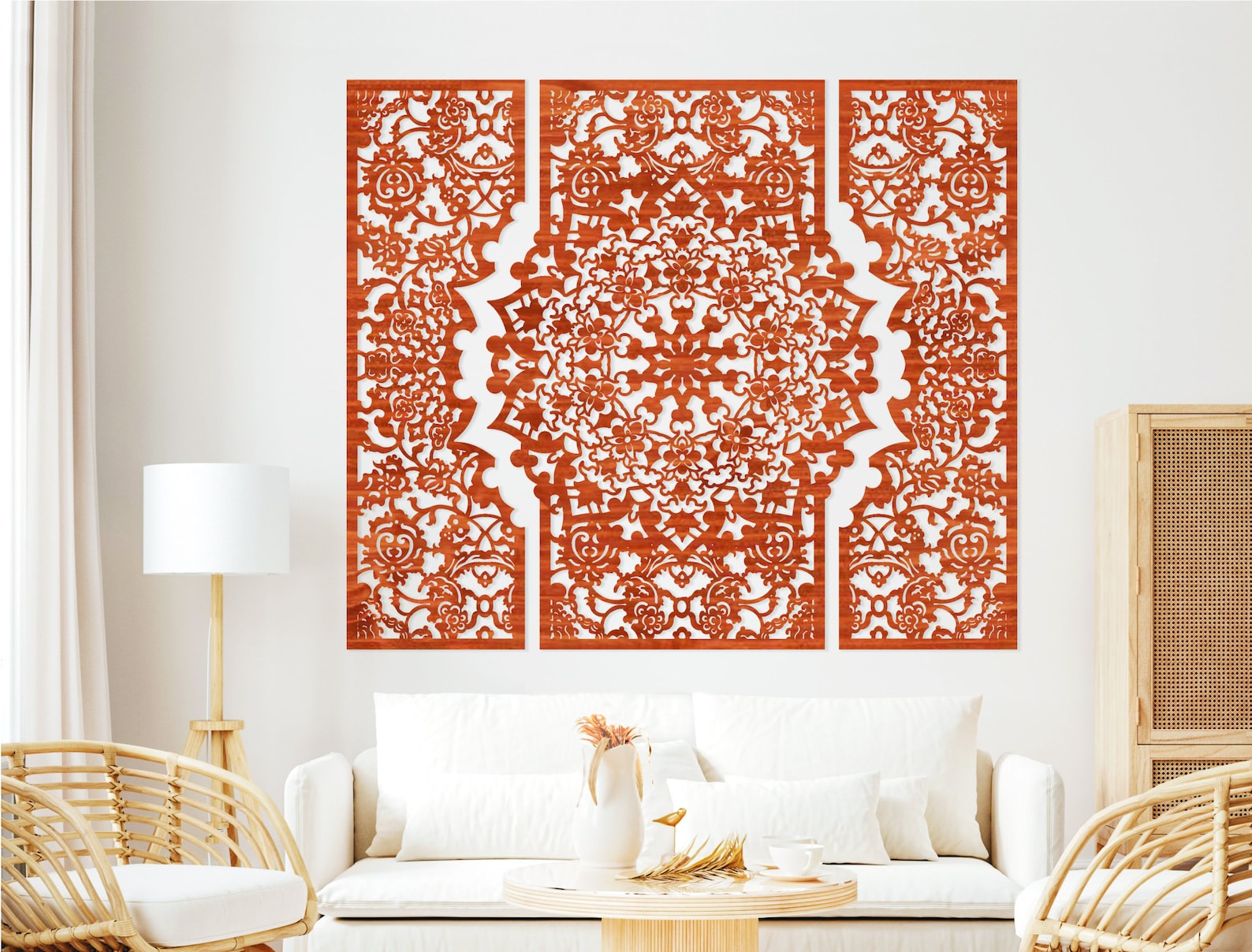 Large Set of Decorative Wall Panels, Wall Hanging, Wood Wall Art ...