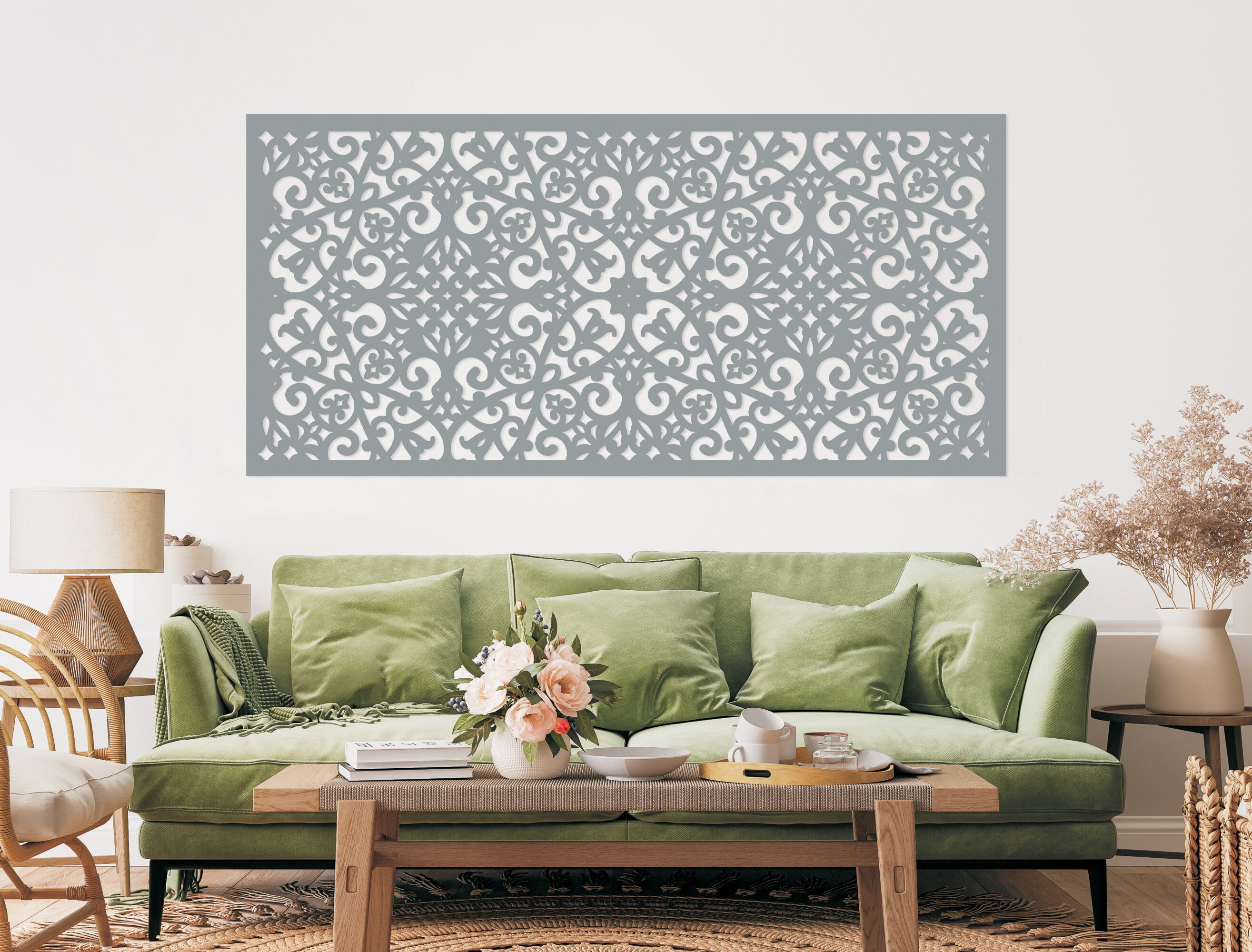 Traditional Morocco Wood Wall Panel, Beautiful, Lace Motiv Based on the ...