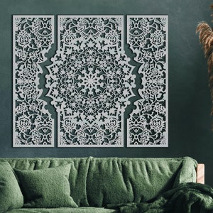 Large Set of Decorative Wall Panels, Wall Hanging, Wood Wall Art ...