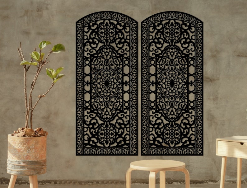 Wood Home Decor, Arabic Wall Art, Islamic Gift, Moroccan Decor, Modern ...