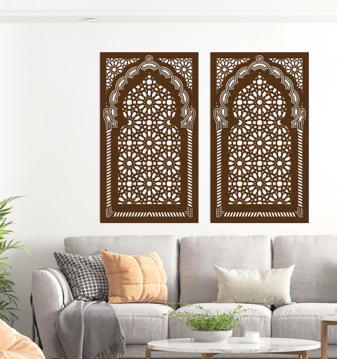 Moroccan Window, A Beautiful Openwork Wall Panel, Styled Like an Arabic ...