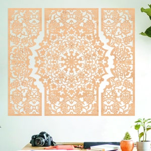 Large Set of Decorative Wall Panels, Wall Hanging, Wood Wall Art ...