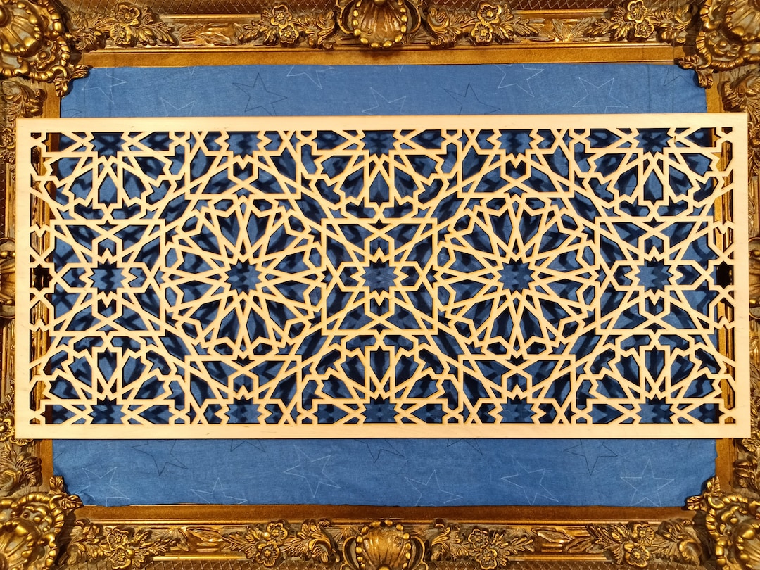 Beautiful Large Moroccan Wooden Home Décor, Traditional Art, Boho Home ...