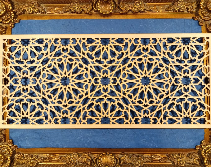 Handmade Moroccan Mousharabia Lattice Wooden Cabinet Artwork Moorish ...