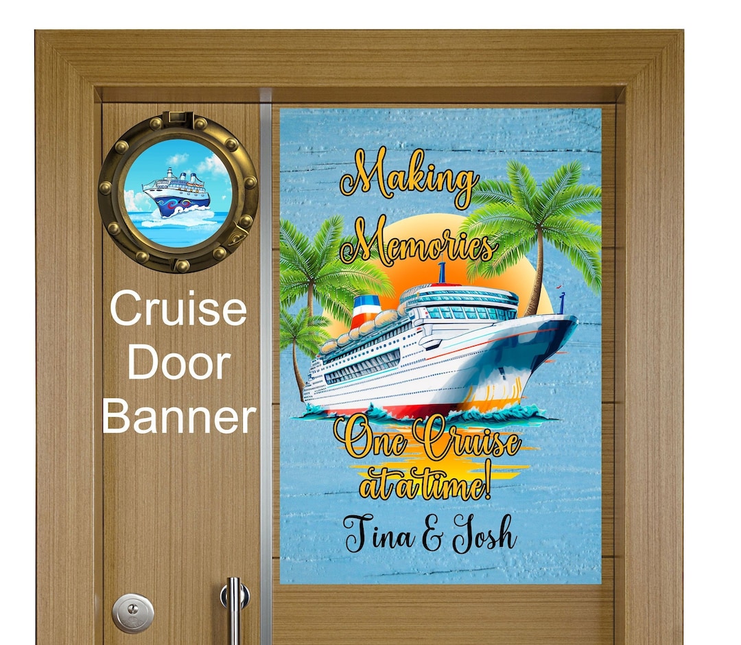 Cruise Magnet Door Decoration, Making Memories, Cruise Door Sign ...