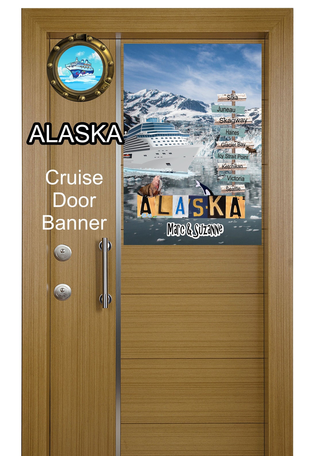 Cruise Magnet Alaska Cruise Door Decoration, Cruise Door Sign ...