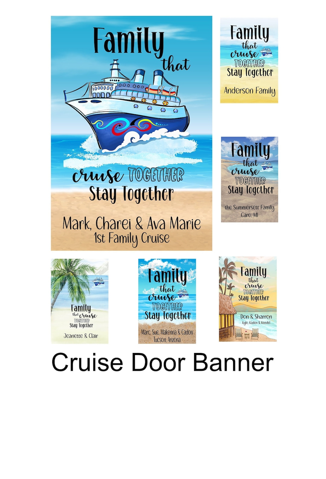 Magnetic Cruise Door Decoration, Cruise Door Sign, Personalized, Cruise ...