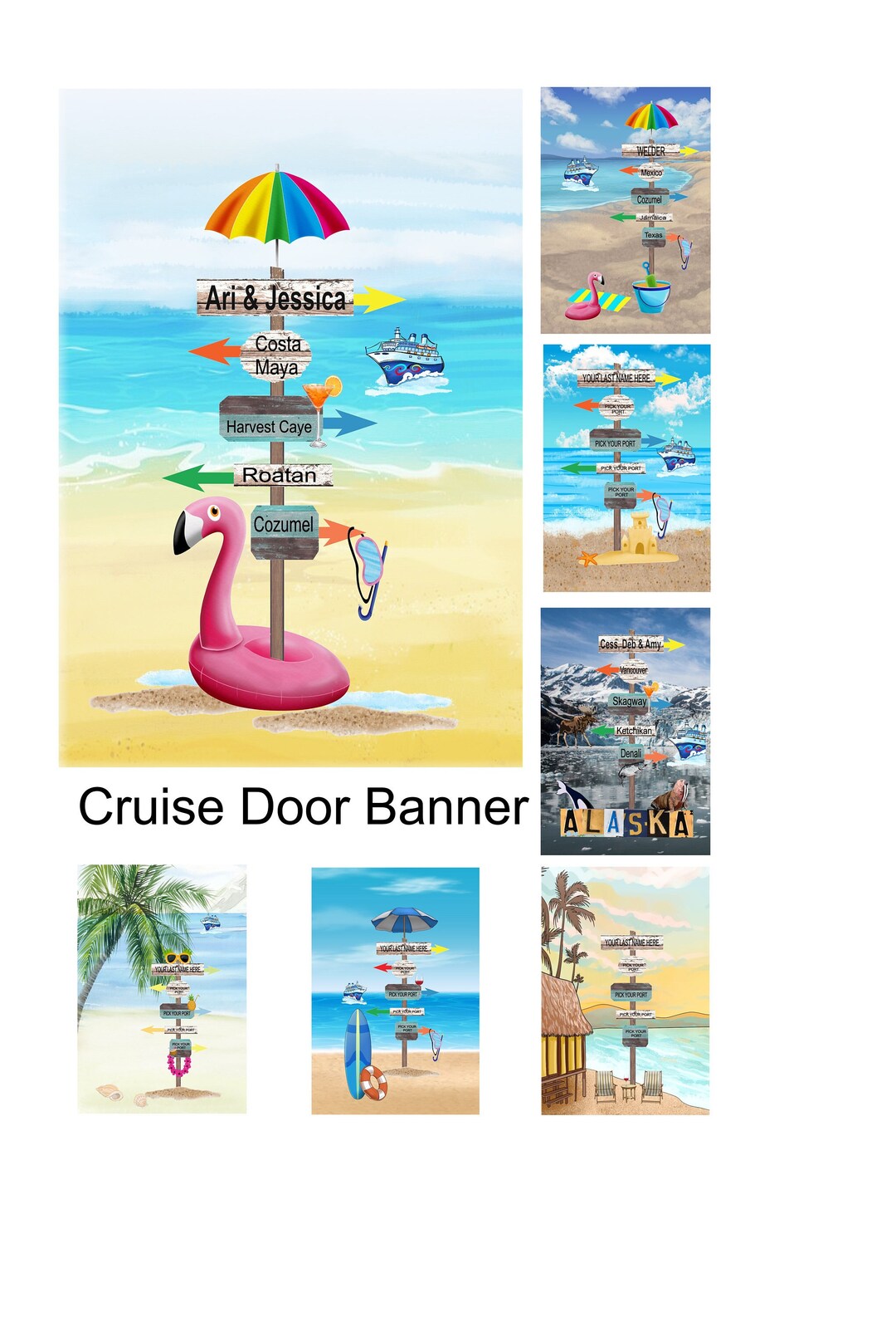 Cruise Magnet Door Decoration, Cruise Door Sign, Personalized, Cruise ...