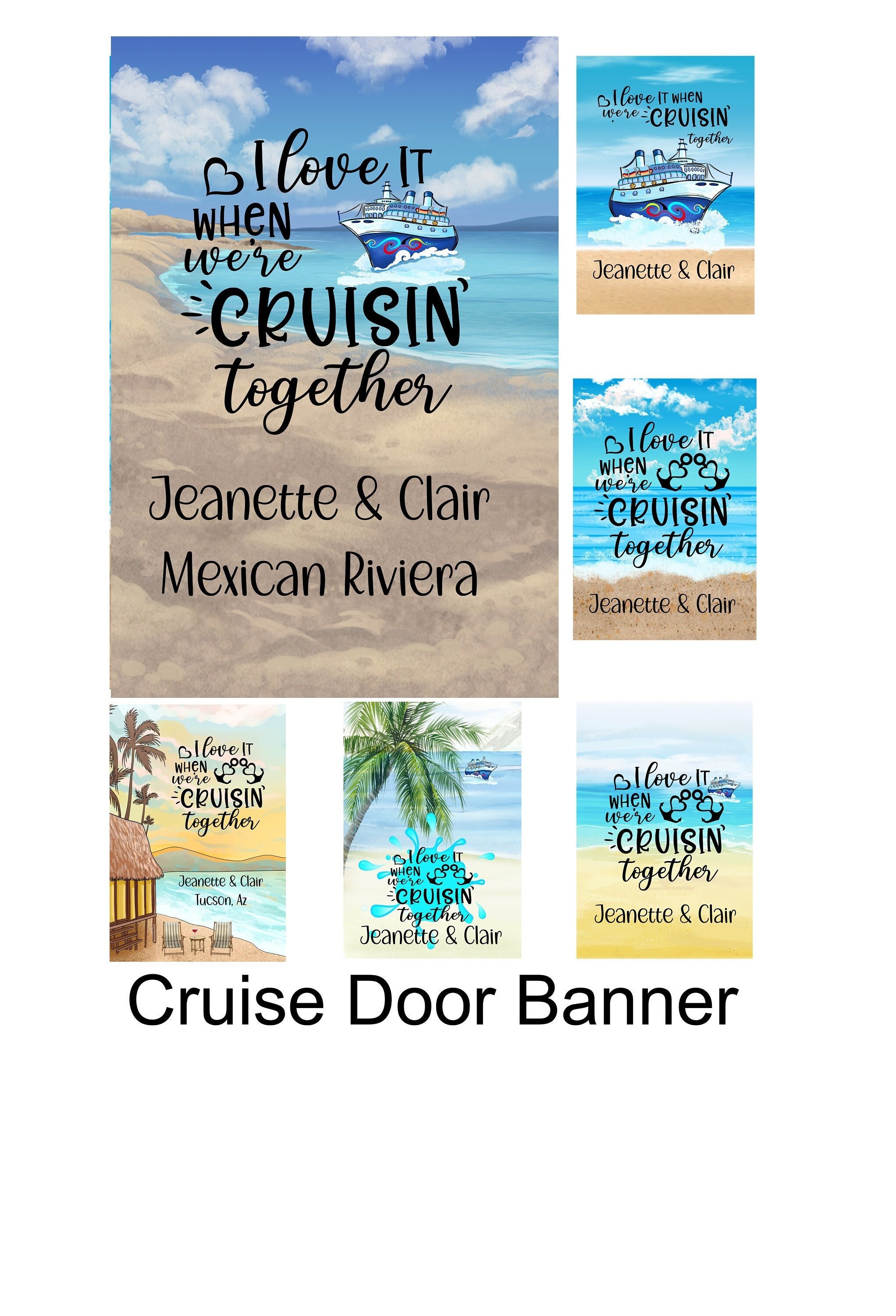 Cruise Magnet Door Decoration, Cruise Door Sign, Personalized, Cruise ...
