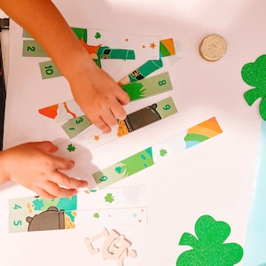 St Patrick's Day Activity Bundle • Shamrock Dot Sheet • Instant ...