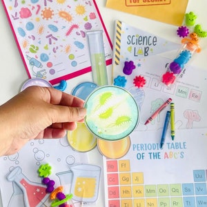 Science Lab Printable Pack • Mad Scientist Party • Science Activities ...
