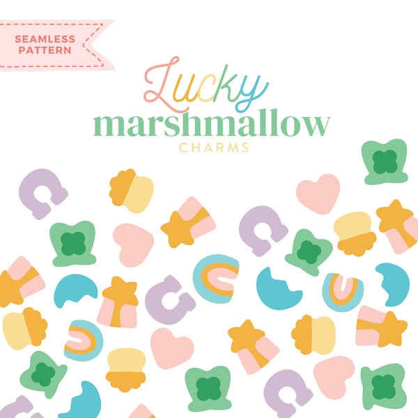 LUCKY CHARMS CLIPART - Etsy