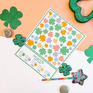 St Patrick's Day Activity Bundle • Shamrock Dot Sheet • Instant ...