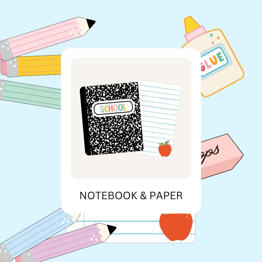 Back to School Clipart Bundle | 25 PNG & SVG Files | Digital Download ...