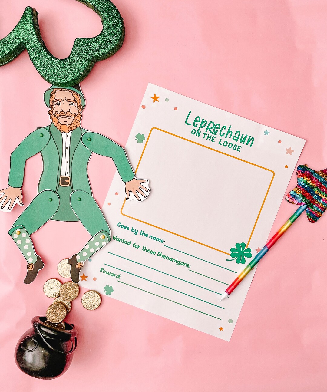 Leprechaun Craft & Activity Pack • St Patrick's Day Craft • Leprechaun ...