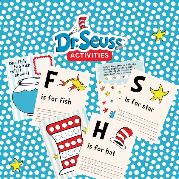 Dr. Seuss Preschool Activities - Etsy