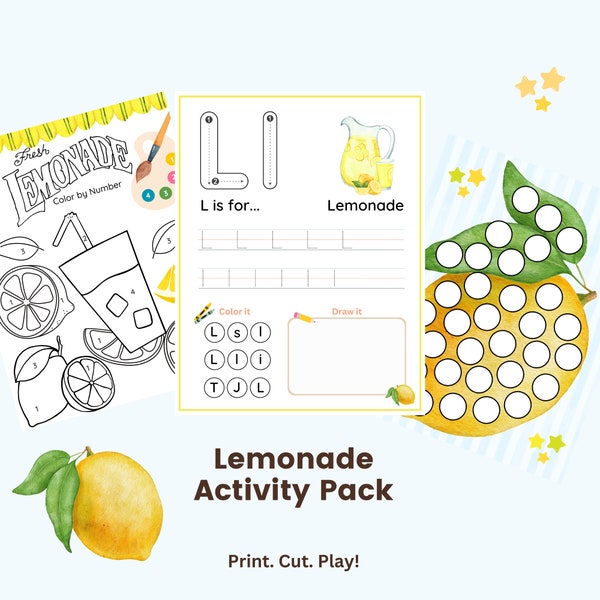 Lemonade Stand Printables - Etsy