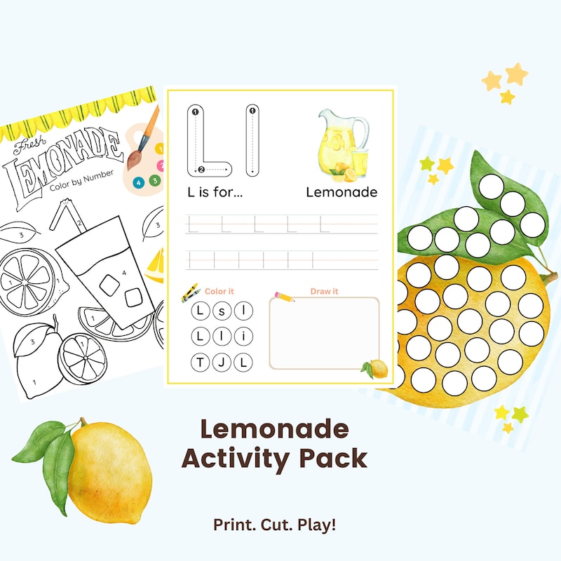 Lemonade Stand Printables - Etsy