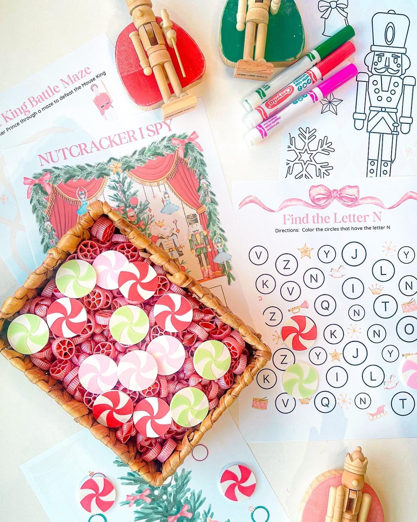 Nutcracker Activity Pack - Etsy