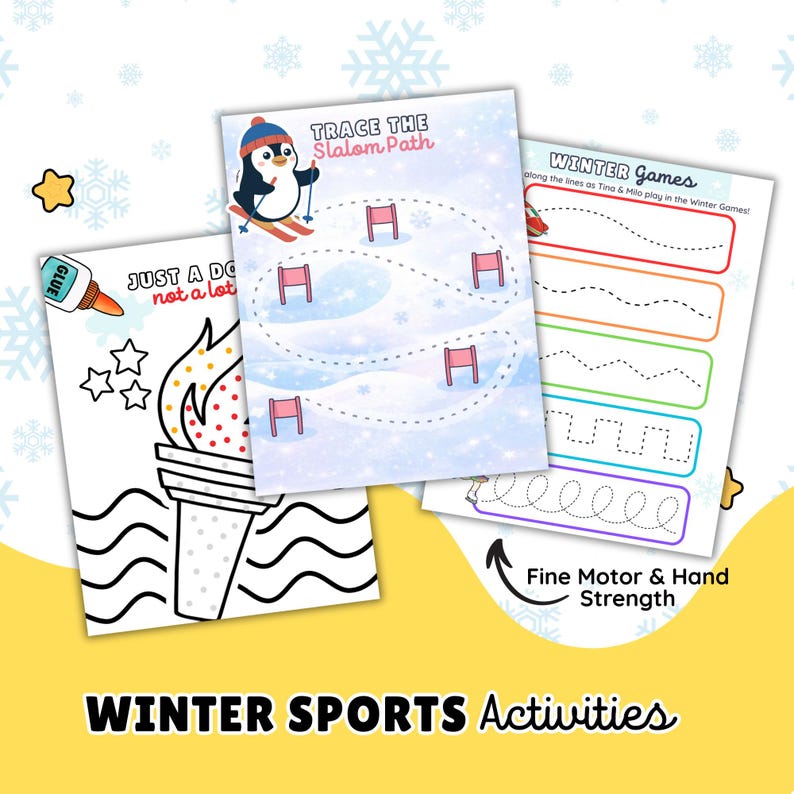 Winter Sports Activity Pack for Preschool & Kindergarten | Winter 2026 ...