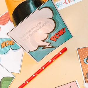 Superhero Mini Activity Pack - Father's Day Card - Super Dad - Comic ...