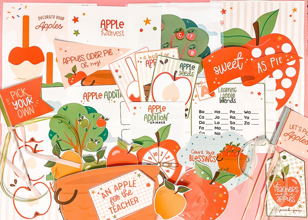 Preschool Activity Pack • Apple Activities • Preschool Activity Center ...