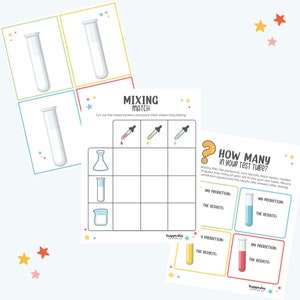 Science Lab Printable Pack • Mad Scientist Party • Science Activities ...