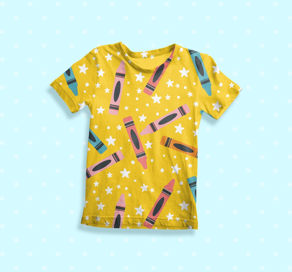 Back to School Seamless Patterns JPG & SVG Digital Paper - Etsy