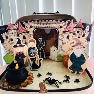 Haunted Castle Theater Kit - Haunted House Pretend Play - Theater ...