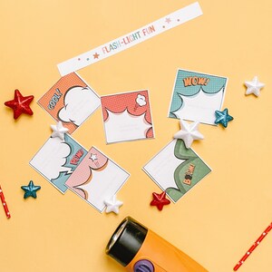 Superhero Mini Activity Pack - Father's Day Card - Super Dad - Comic ...