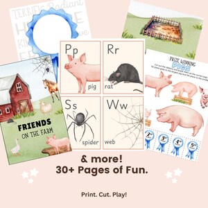 Some Pig Preschool Activity Pack • Charlotte's Web Activities • Pig ...