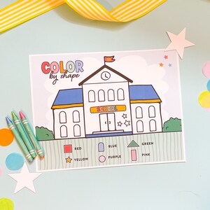 Back to School Preschool + Kindergarten Learning Pack • First Day of ...