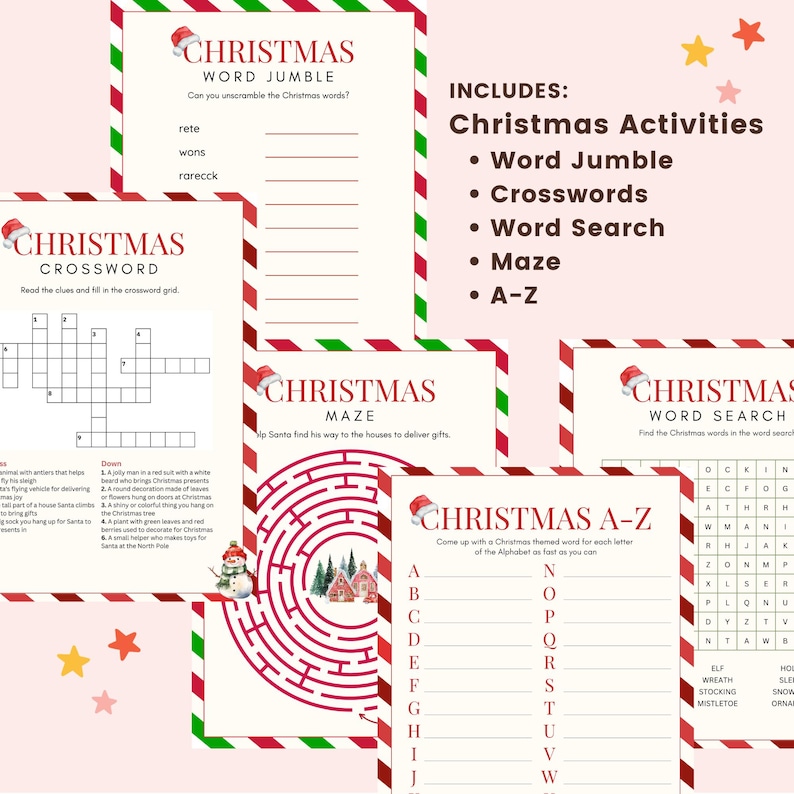 Ultimate Christmas Game Pack - Fun Holiday Printable Games for Groups ...