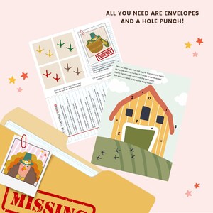 Missing Turkey Escape Room • kids Thanksgiving Printable Party Game ...