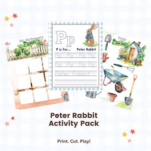 Peter Rabbit Printable Preschool Activity Pack - Educational Fun for ...